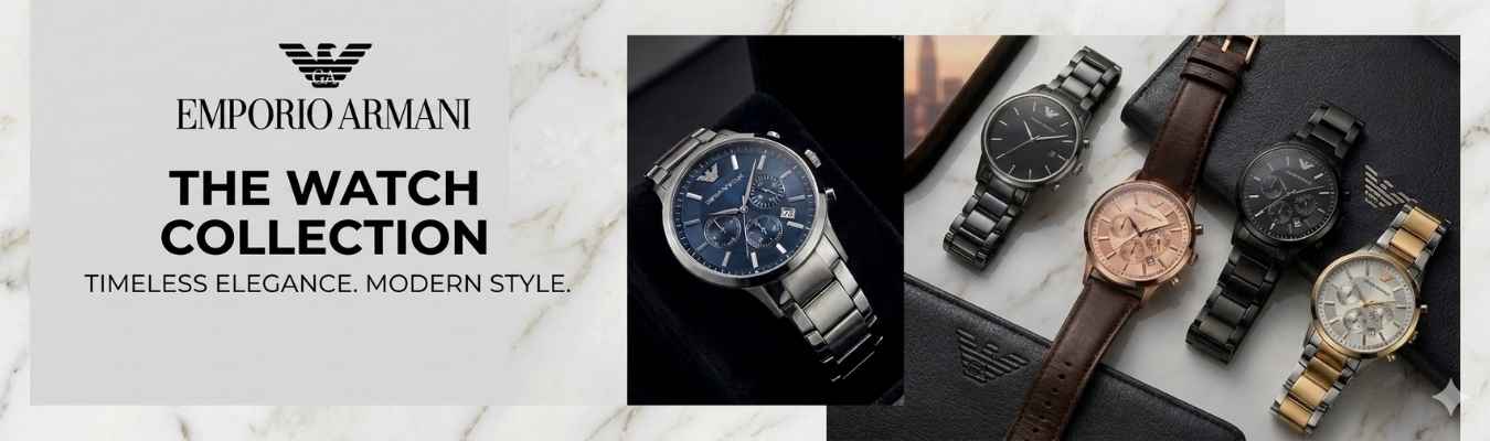 Buy Original Emporio Armani Watches | Ramesh Watch Co.