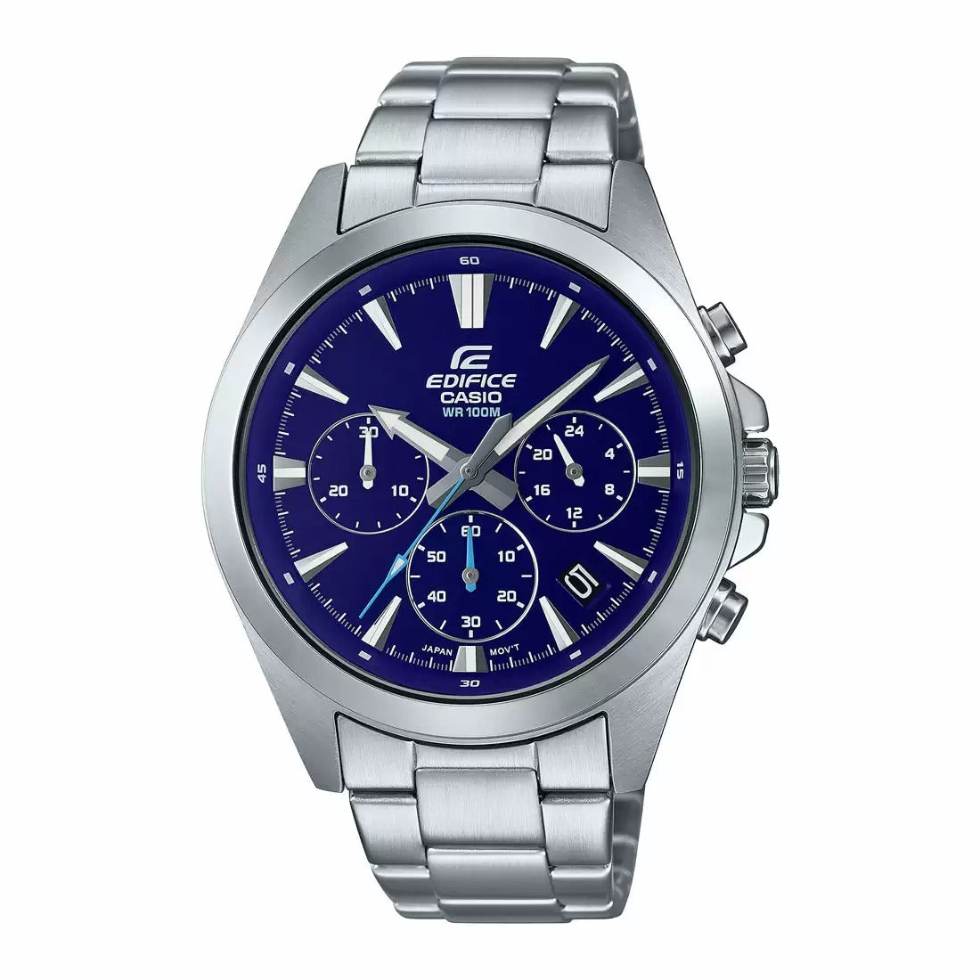 Casio Edifice Silver Chronograph 1-second stopwatch, EFV-630D-2AVUDF-E ...