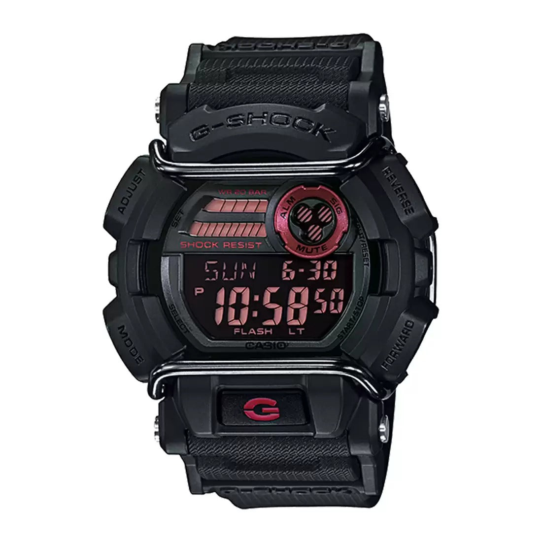 Casio G-Shock Digital Black Men's Watch Face Protector, GD-400-1SDR-G1