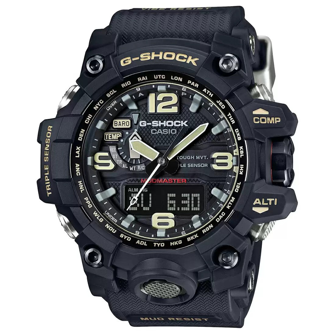 Casio G-Shock Mog Mudmaster Wave Ceptor, GWG-1000-1ADR-G654 – Ramesh ...