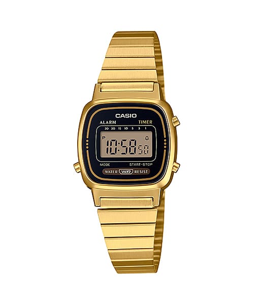 Casio Vintage Gold Digital Countdown timer, LA670WGA-1DF-D124 – Ramesh ...
