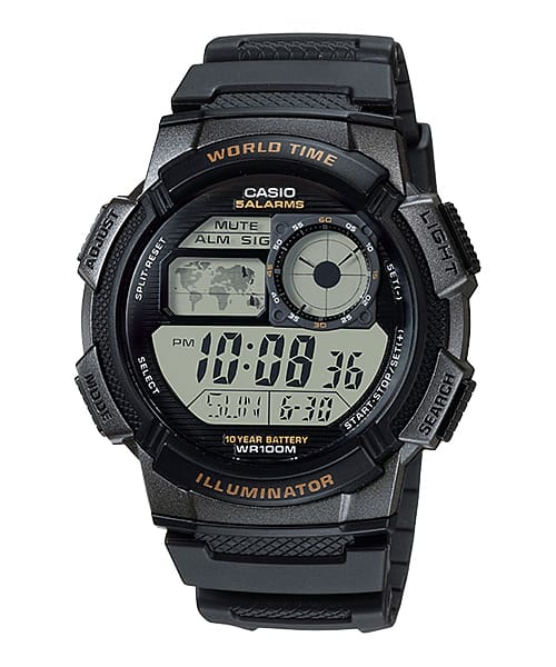 Casio Youth Black Digital Countdown Timer, AE-1000W-1AVDF-D080 – Ramesh ...
