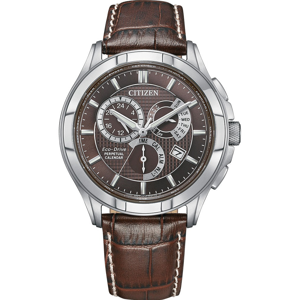 Citizen Eco drive Perpetual calender, 42mm Men's Watch, BL8160-07X