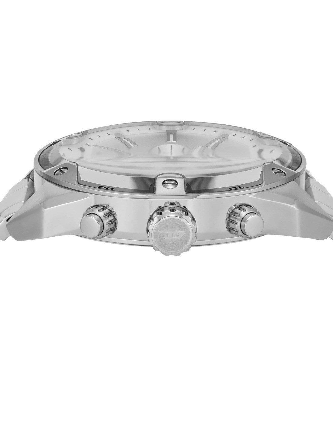 Diesel Quartz Silver Dial Chronograph Stainless Steel Men's Watch, DZ4