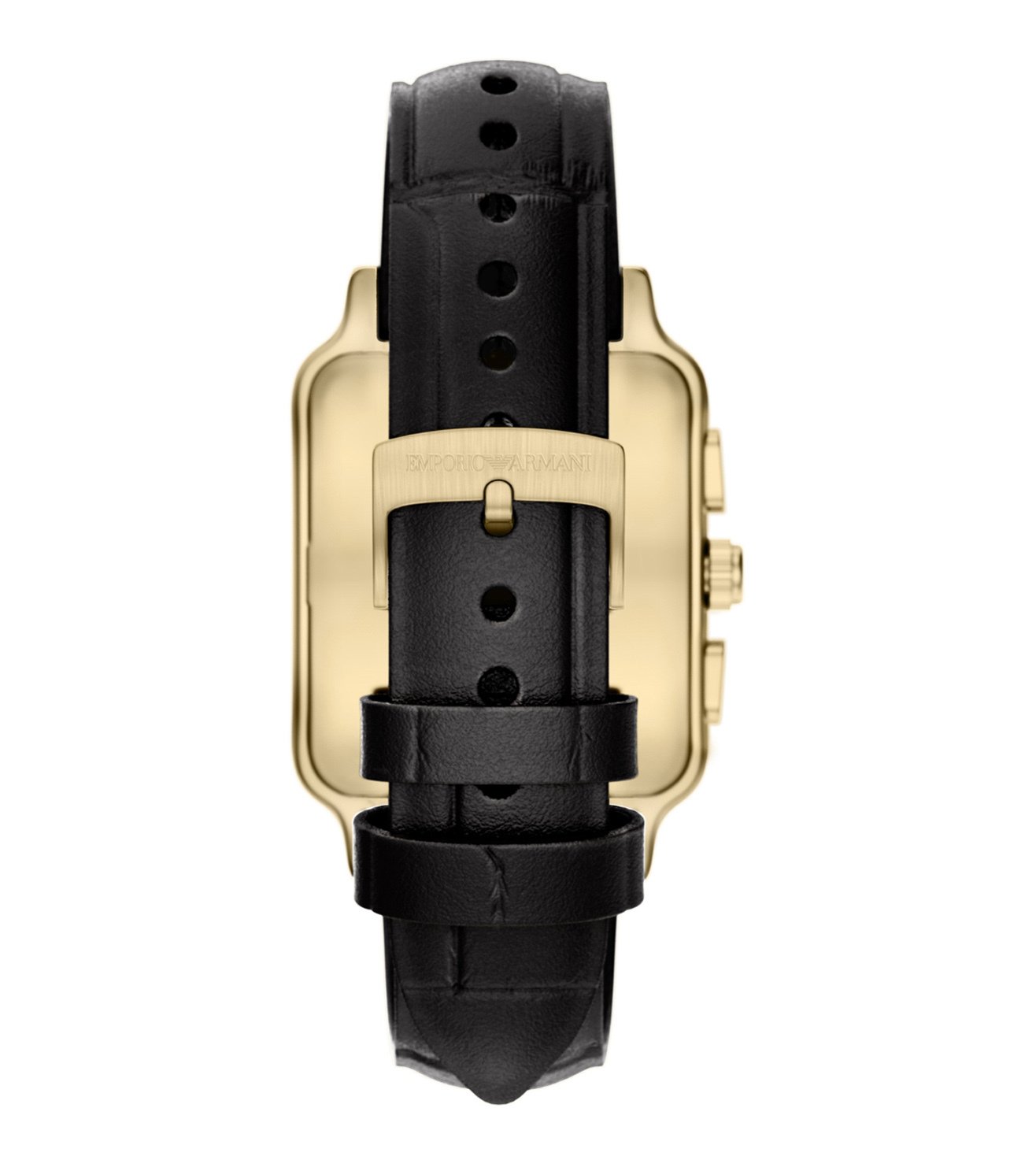 Emporio Armani Quartz Black Dial Analog Leather Men's Watch, AR11753