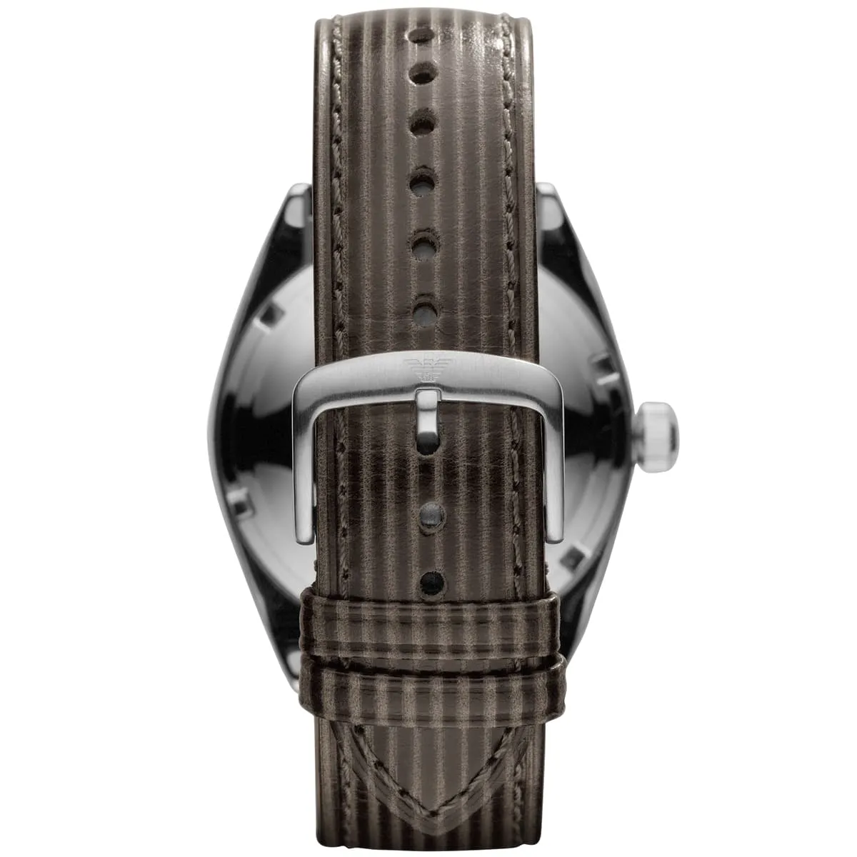 Emporio Armani Quartz Grey Dial Analog Stainless Steel Men's Watch, AR