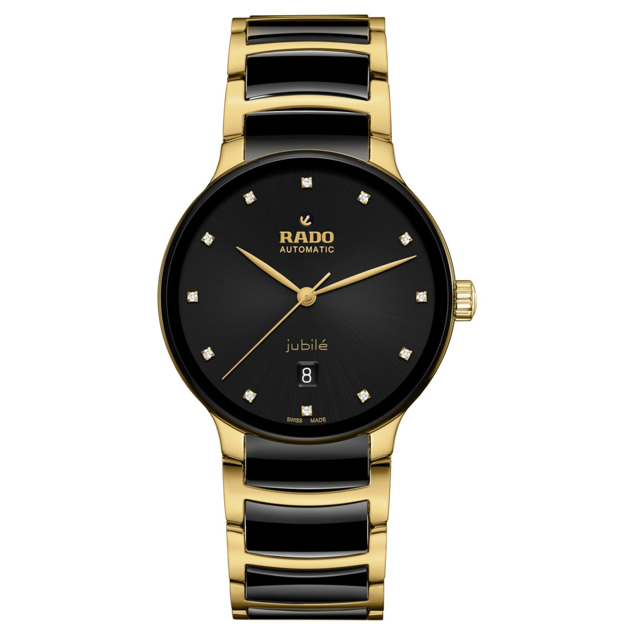 Rado Centrix Automatic Diamond Unisex Watch — 39.5mm, R30008742