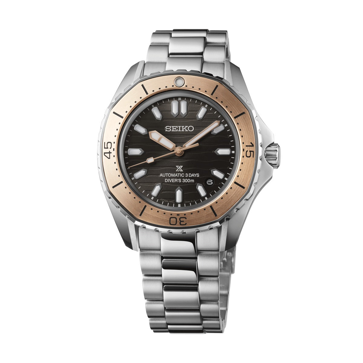 Seiko Prospex Diver’s Watch – Polygonal in Ocean Grey & Bronze Tone Me