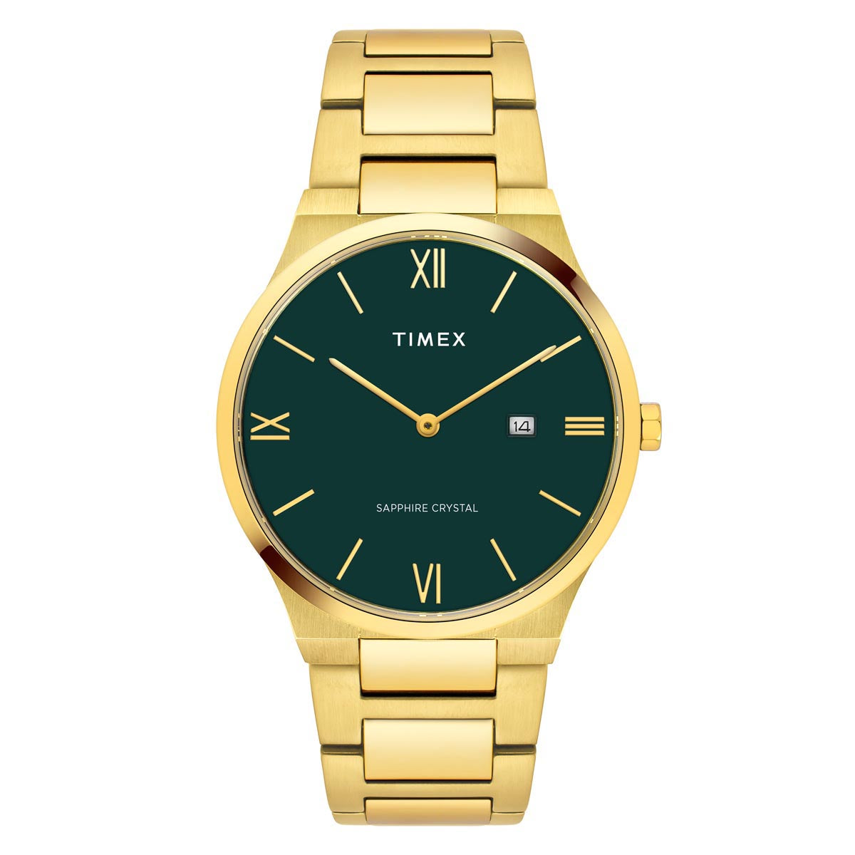 Timex Green Round Dial Analog Men's Watch, TWEG23605