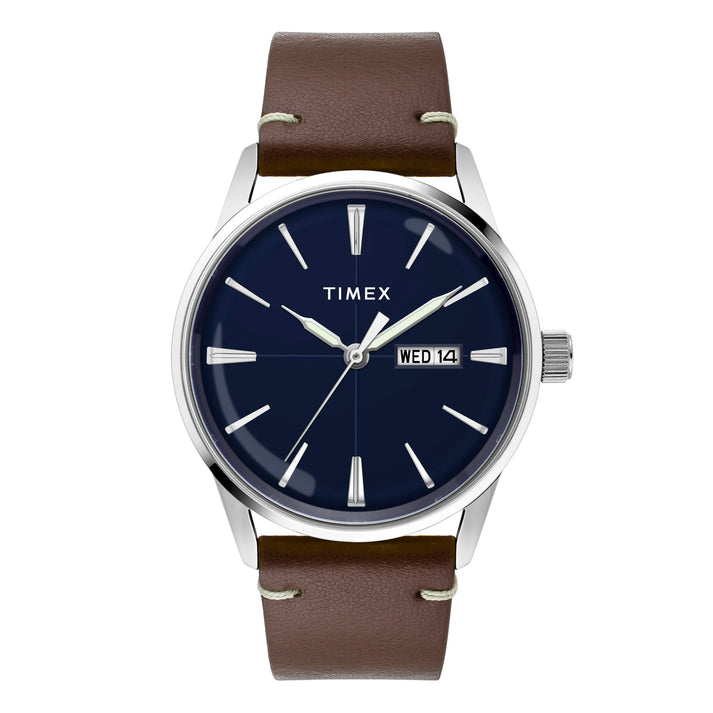 Timex Tiffany Blue Round Dial Analog Men's Watch, TWEG25500
