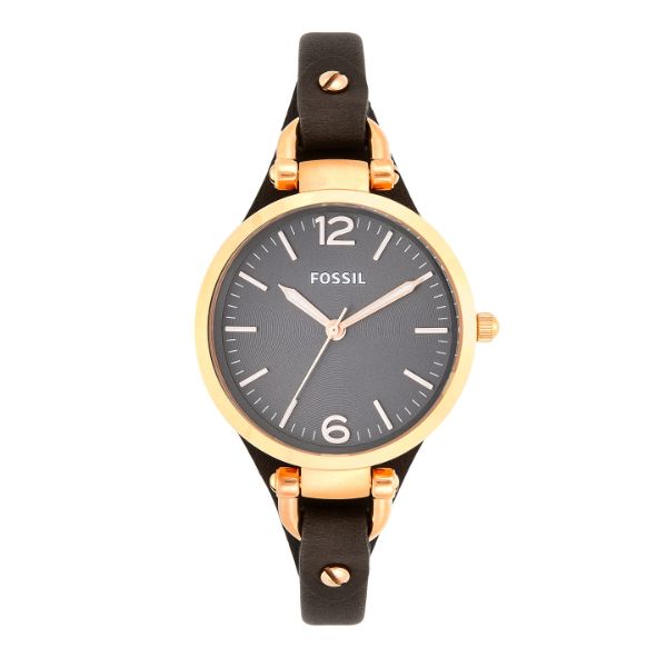 Fossil Georgia Women's Leather Watch ES3077